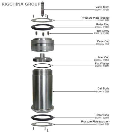 Aging Cell Hastalloy, 500mL, High Temperature, 600°